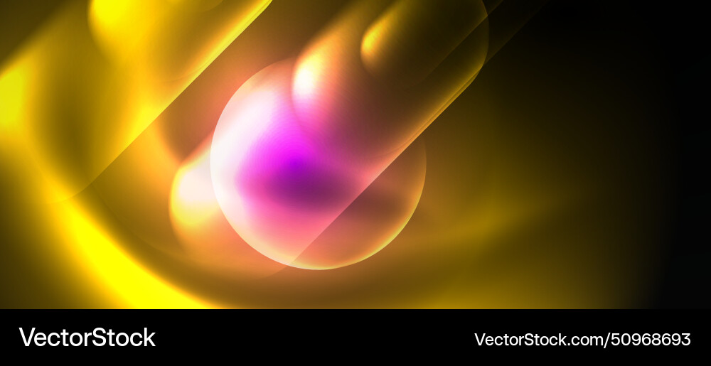 Shiny color neon glowing design Royalty Free Vector Image