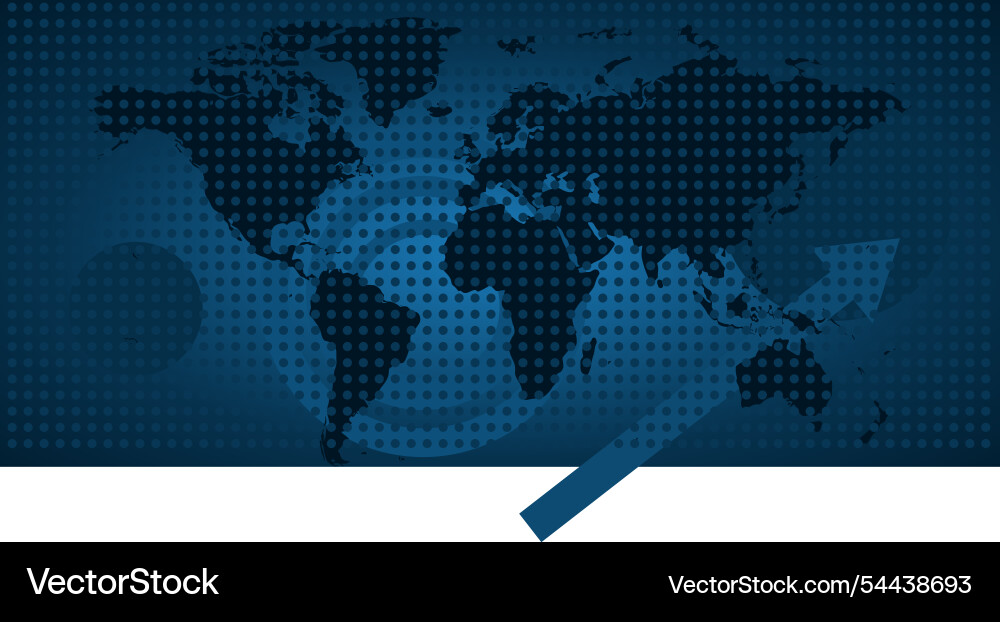 World continents travel - banner Royalty Free Vector Image