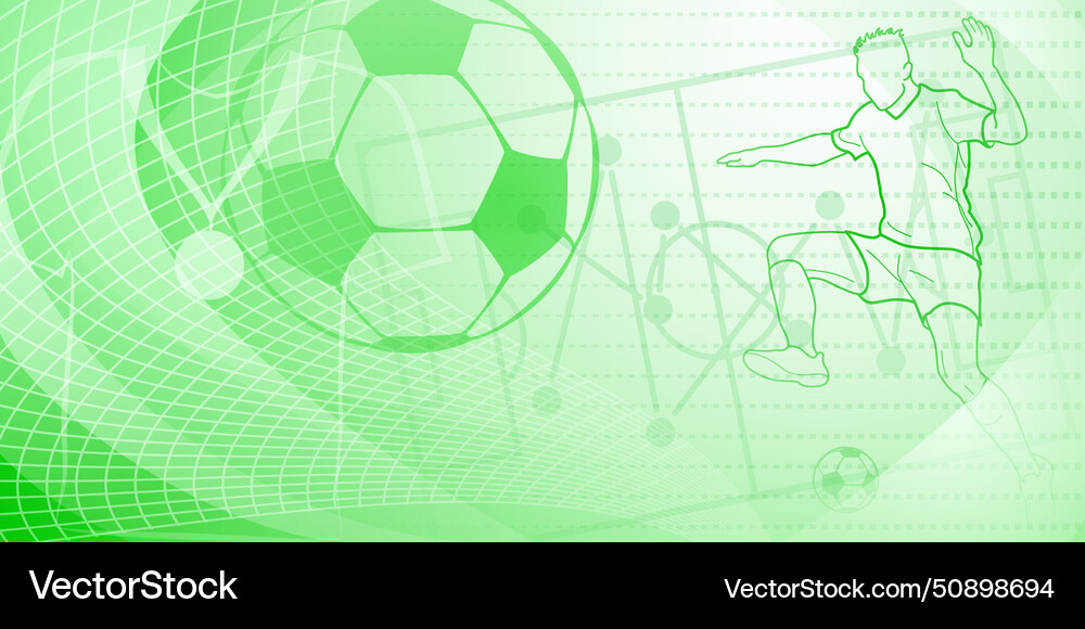 Football themed background Royalty Free Vector Image