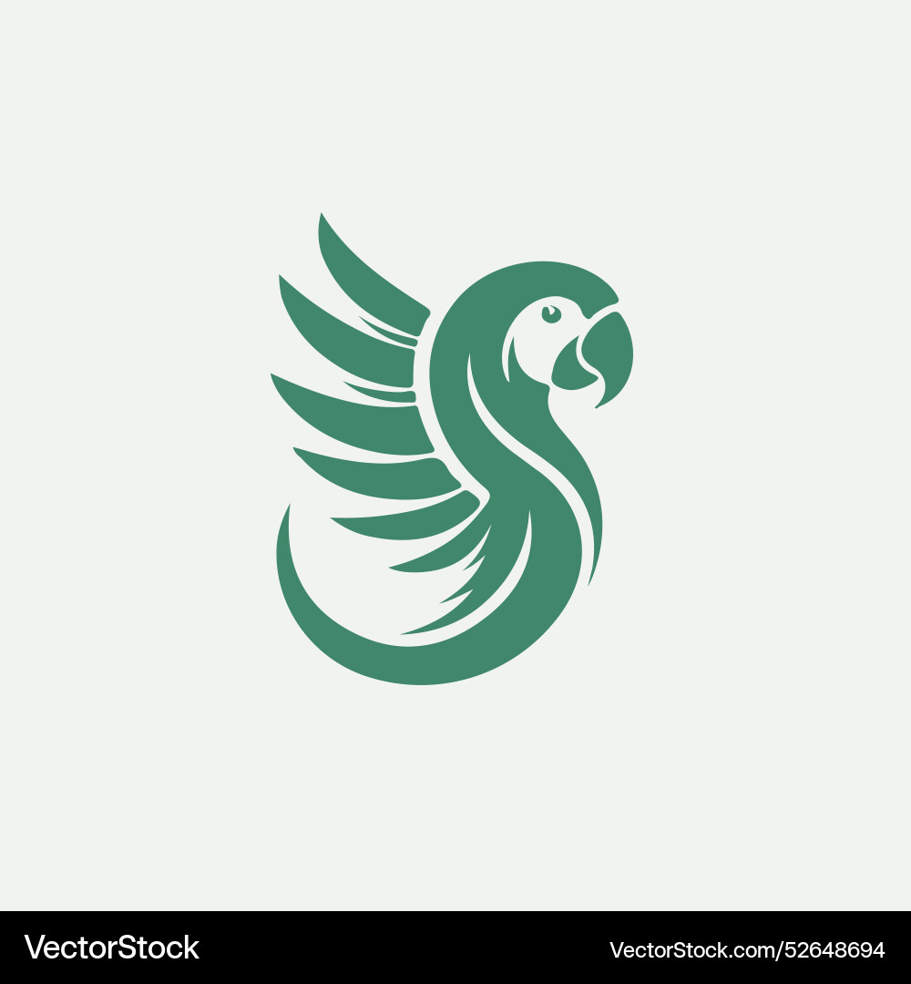 Parrot logo Royalty Free Vector Image - VectorStock