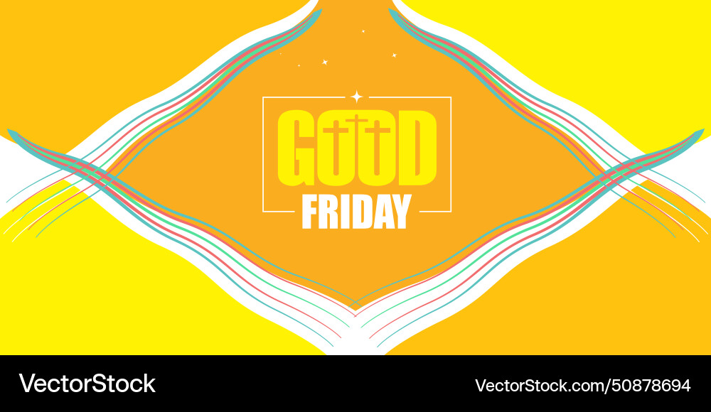 Power of good friday design Royalty Free Vector Image