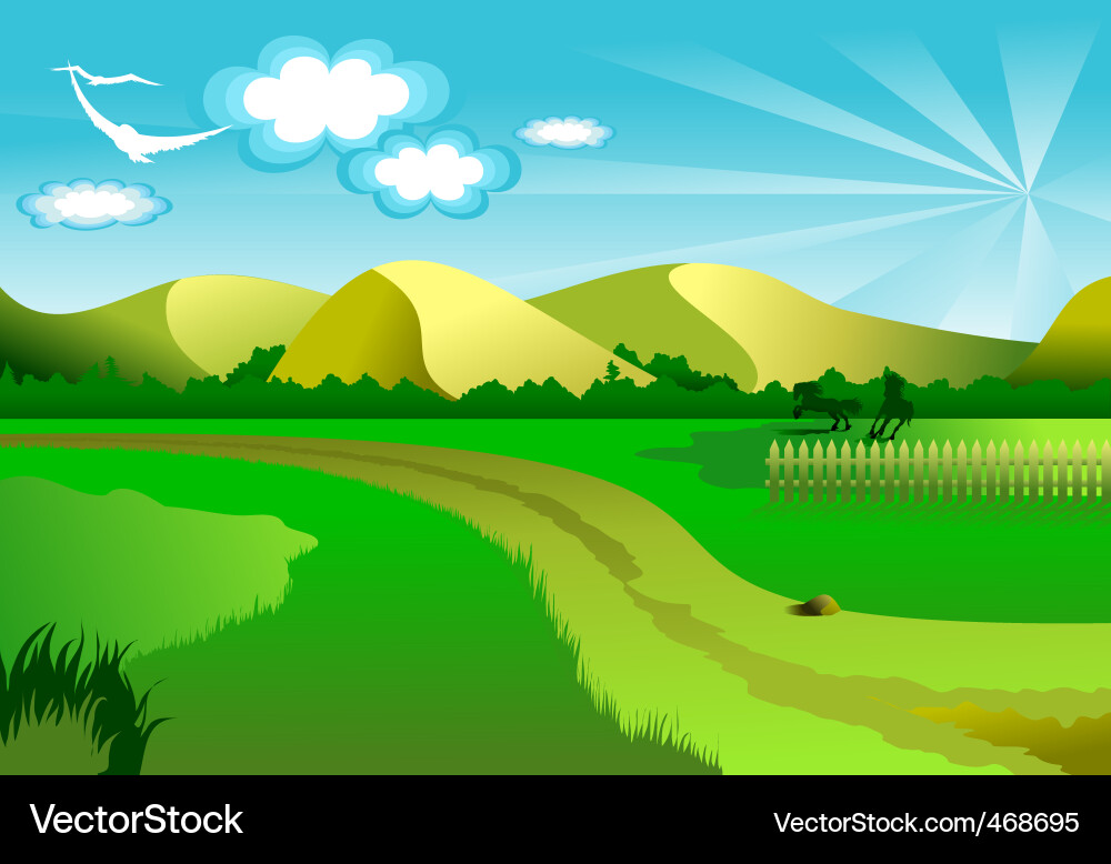 Background nature Royalty Free Vector Image - VectorStock
