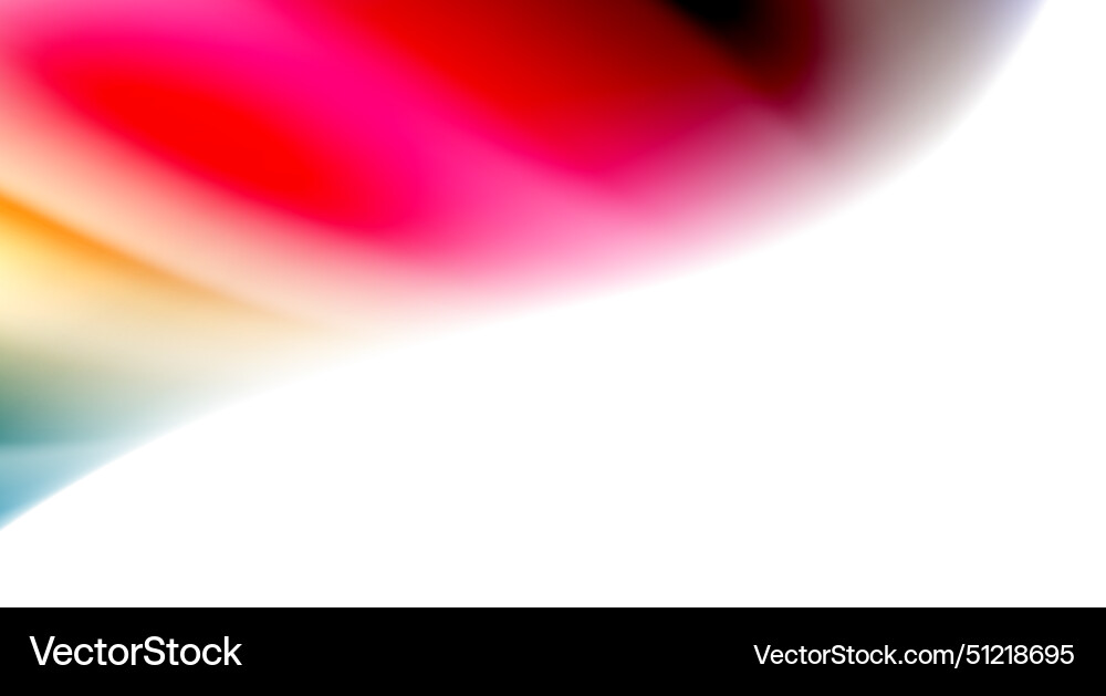 Color mixing liquid rainbow shape background Vector Image