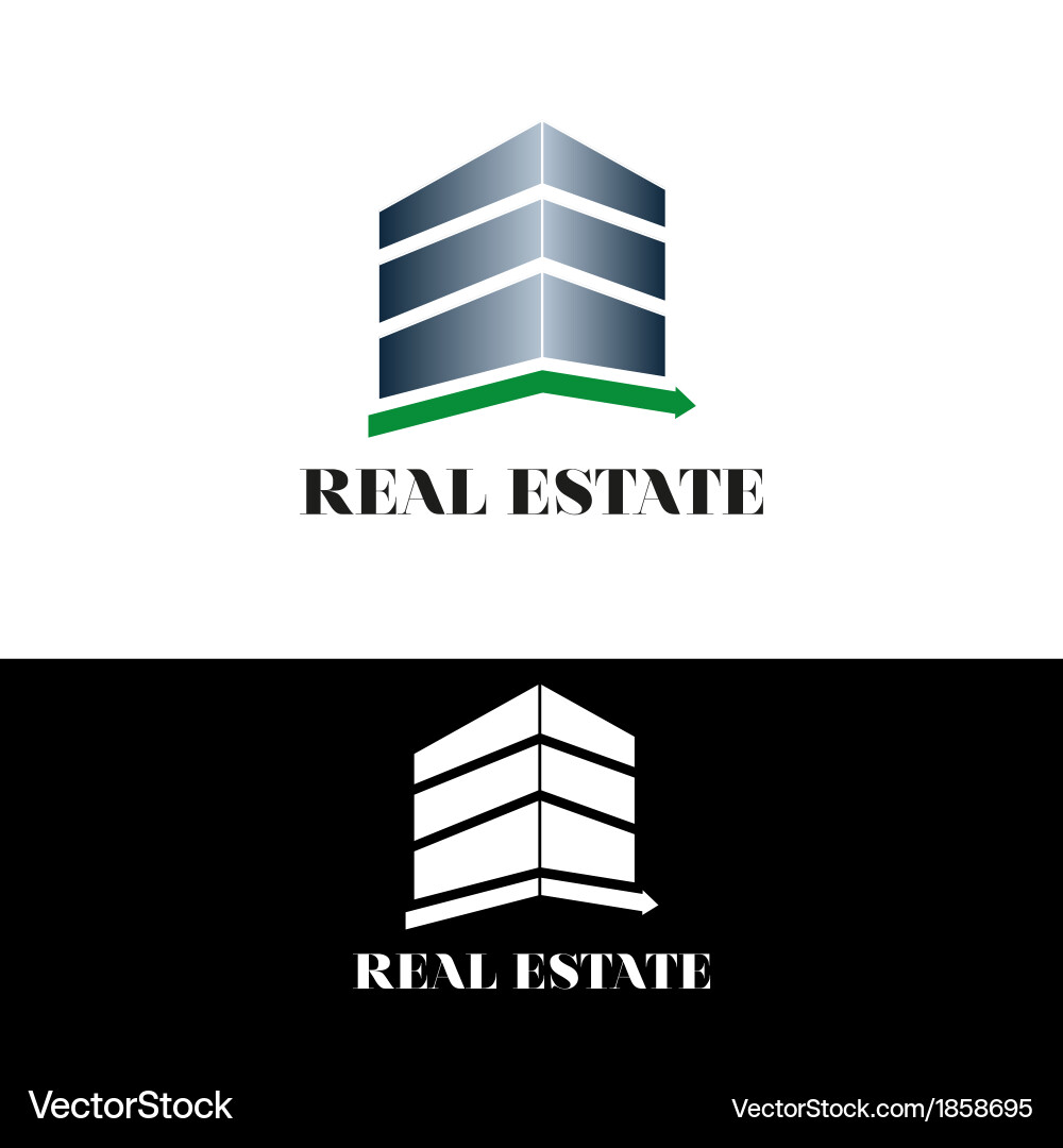 Real estate building Royalty Free Vector Image