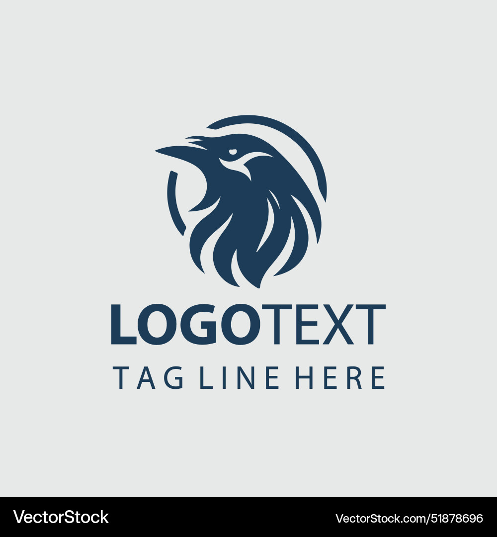 Crow logo Royalty Free Vector Image - VectorStock