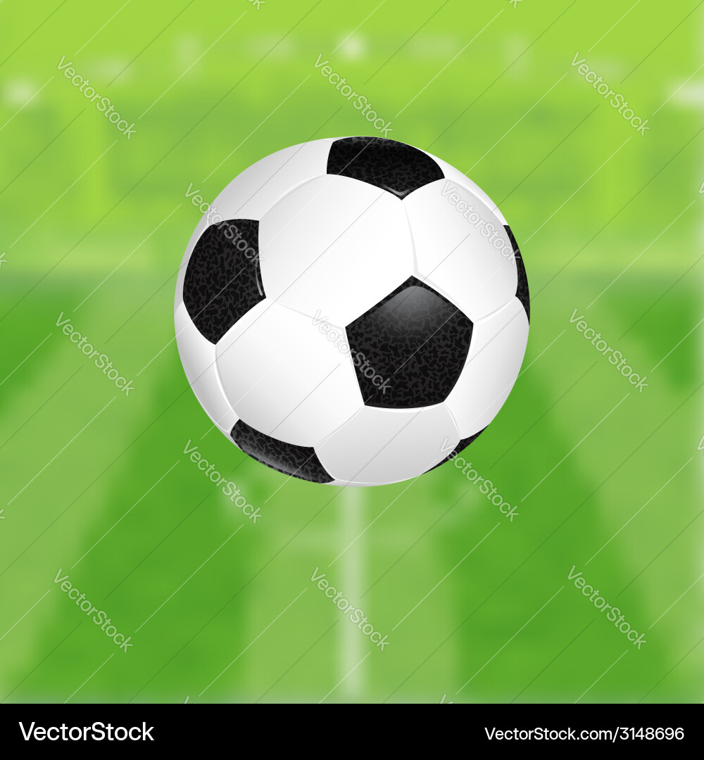Soccer Field Poster Royalty Free Vector Image - VectorStock