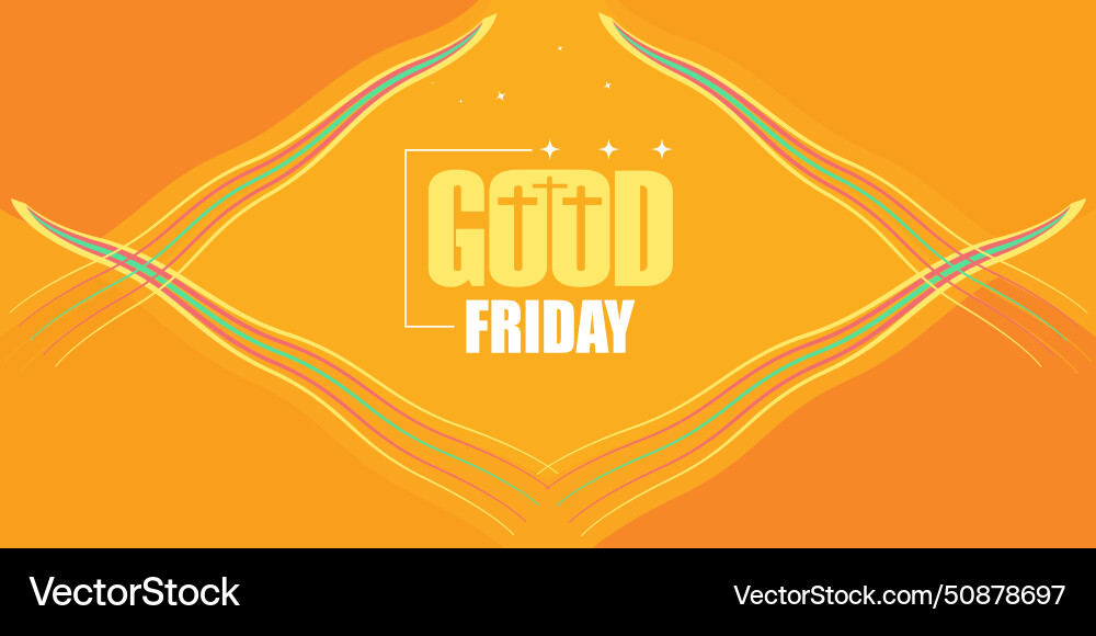 Good friday design Royalty Free Vector Image - VectorStock