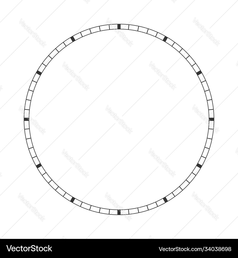 Dial blank Royalty Free Vector Image - VectorStock