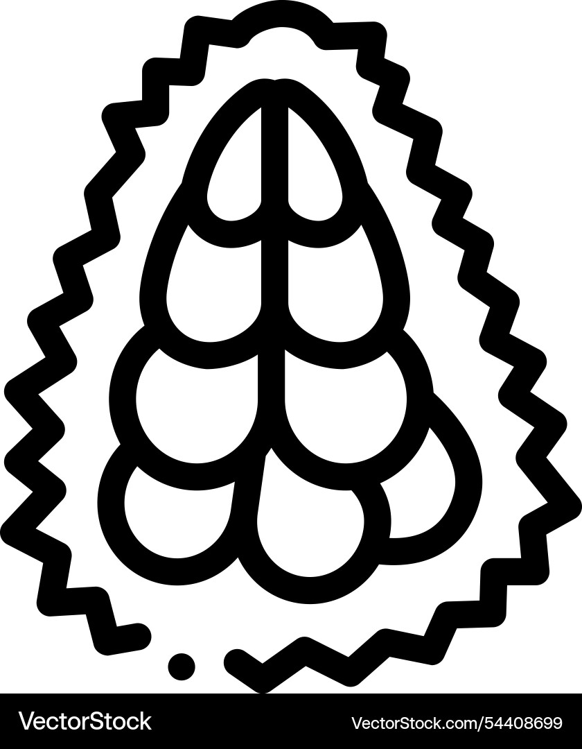 Jackhammer icon thin linear style design isolated Vector Image