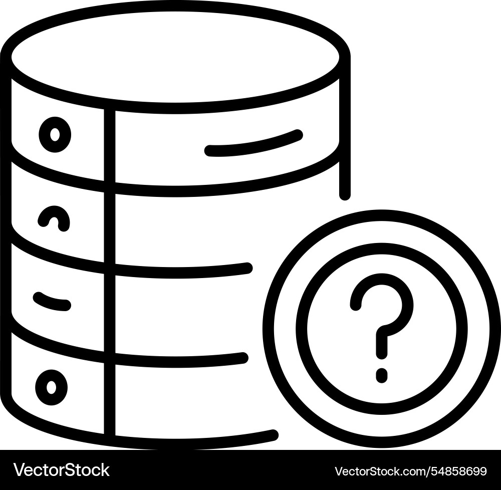 Query Royalty Free Vector Image - VectorStock