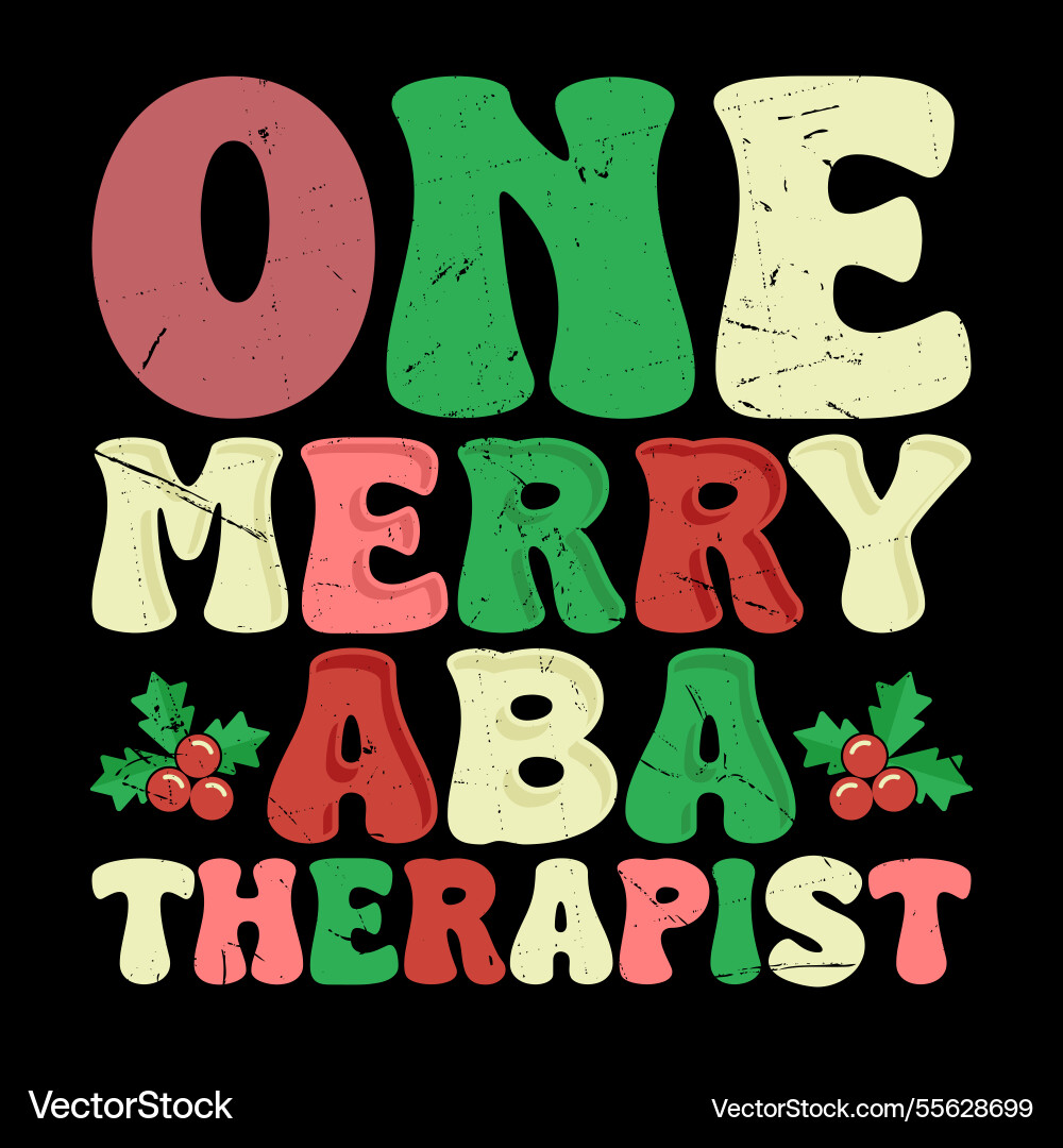 Vintage behavior therapist t-shirt design Vector Image