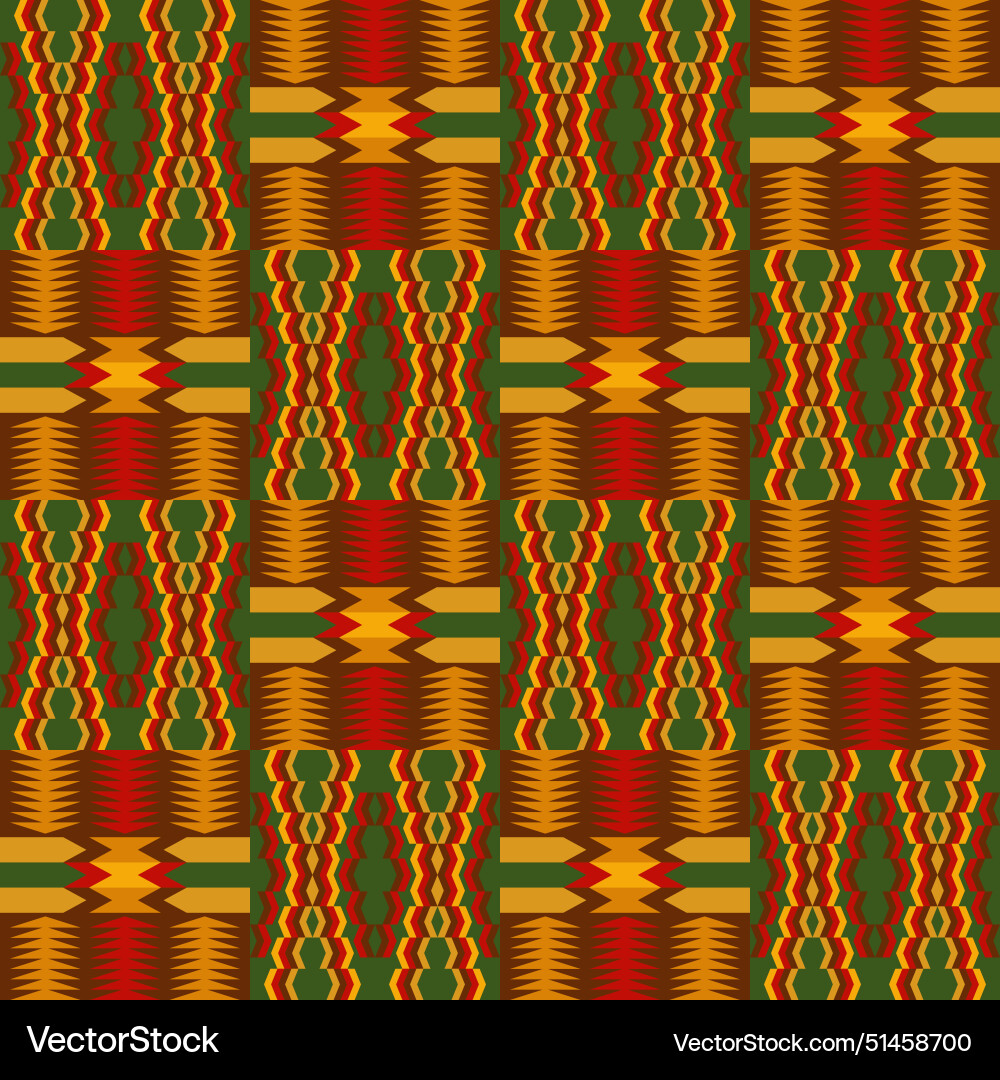Abstract african seamless pattern Royalty Free Vector Image