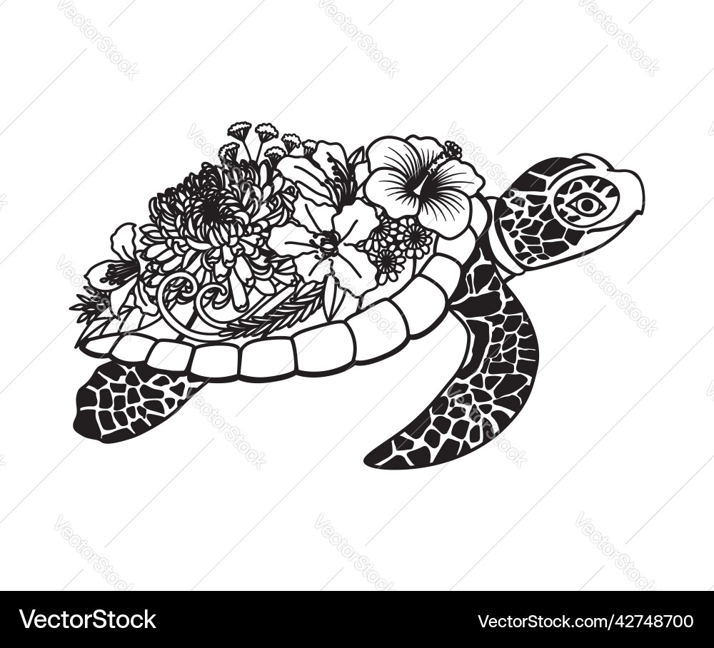 Baby turtle Royalty Free Vector Image - VectorStock