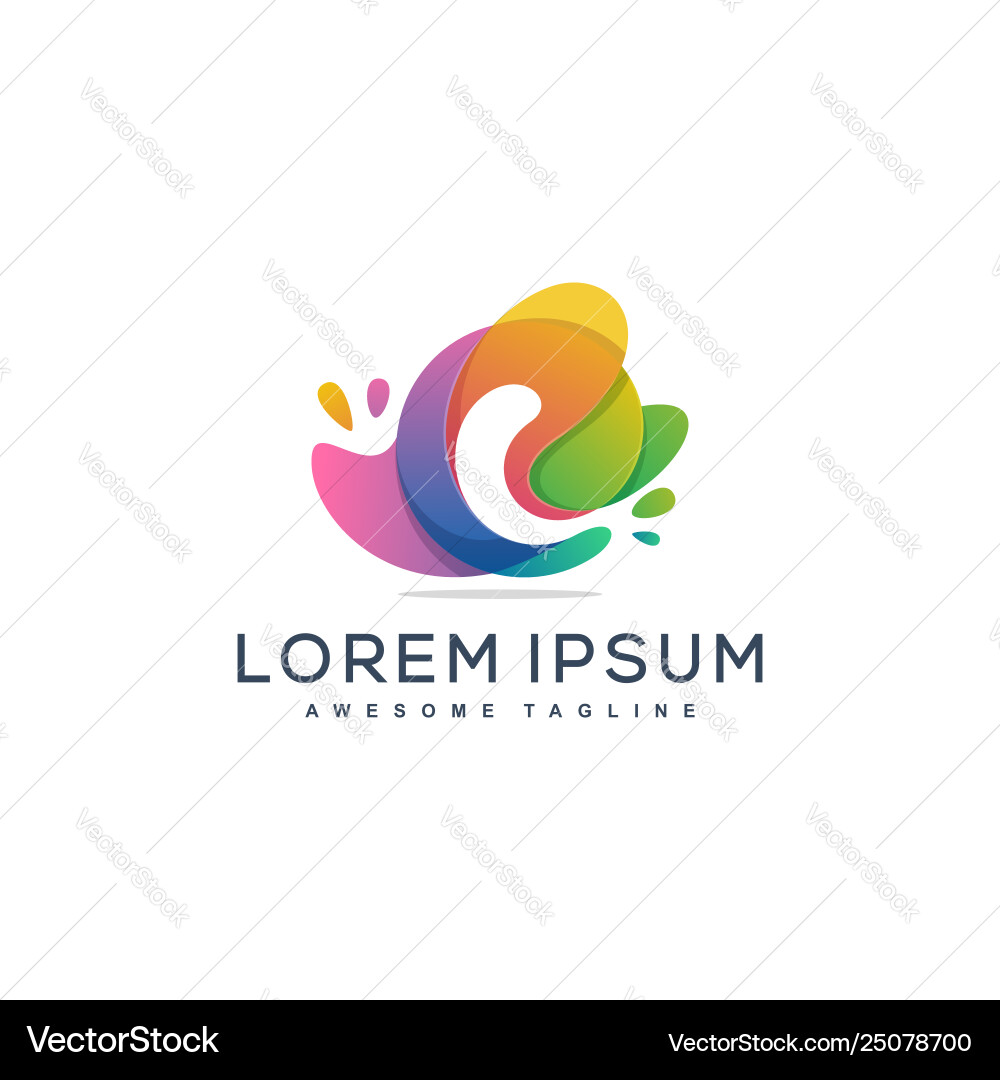 Flow template Royalty Free Vector Image - VectorStock