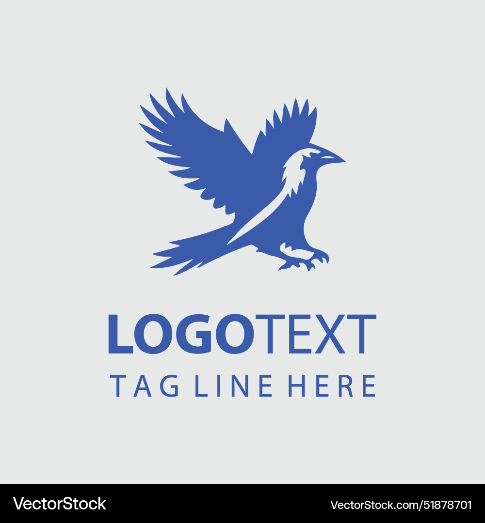 Crow logo Royalty Free Vector Image - VectorStock