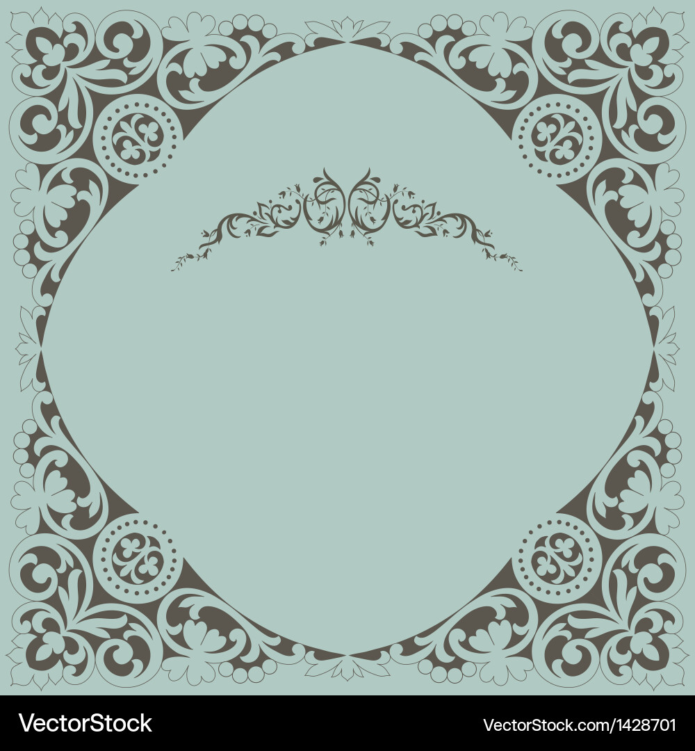 Retro frame Royalty Free Vector Image - VectorStock