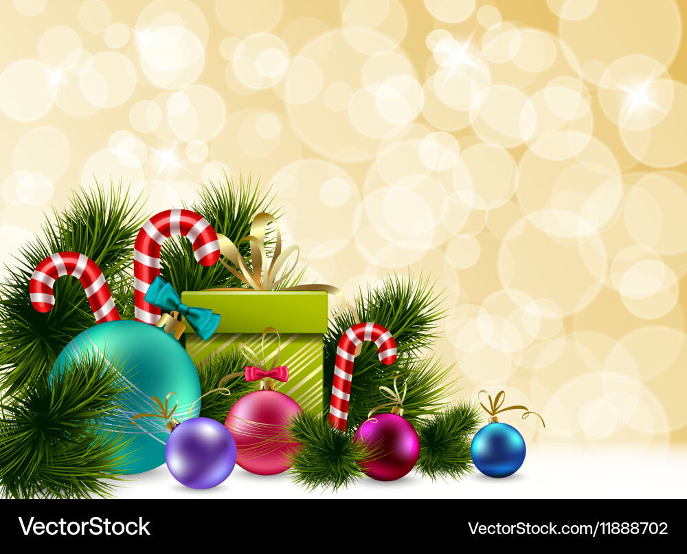 Colorful christmas background Royalty Free Vector Image