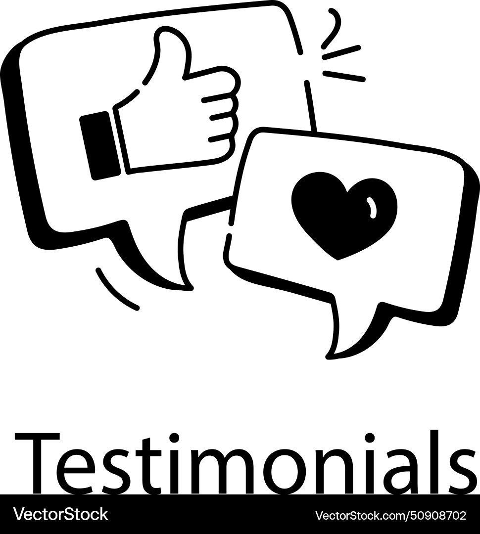 Testimonials Royalty Free Vector Image - VectorStock