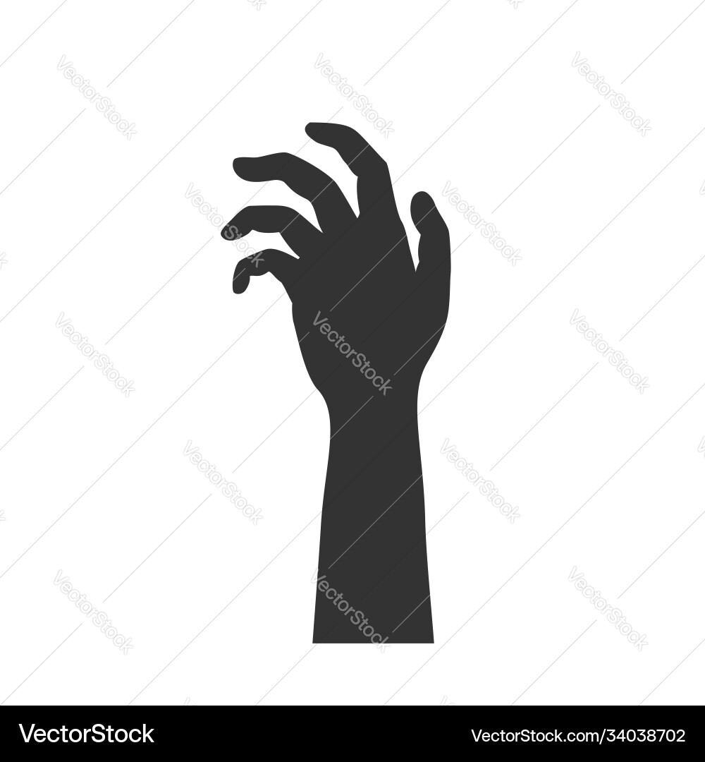Zombie hand Royalty Free Vector Image - VectorStock