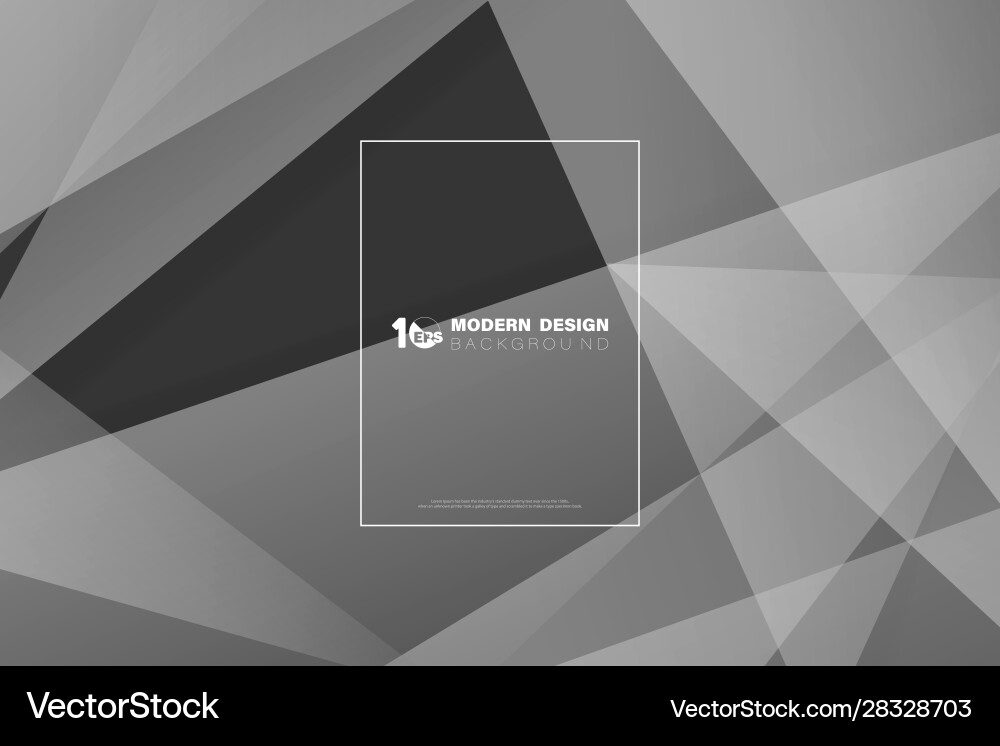 Abstract black tech design background modern Vector Image