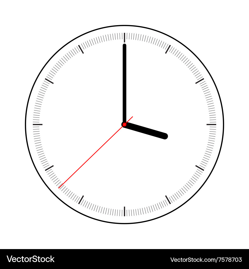 Clock icon jpeg Royalty Free Vector Image - VectorStock