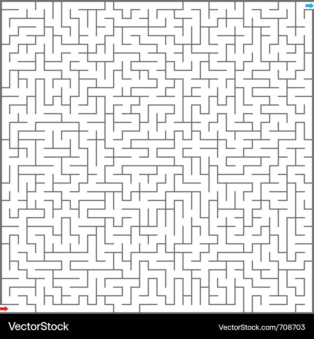 Maze Royalty Free Vector Image - VectorStock