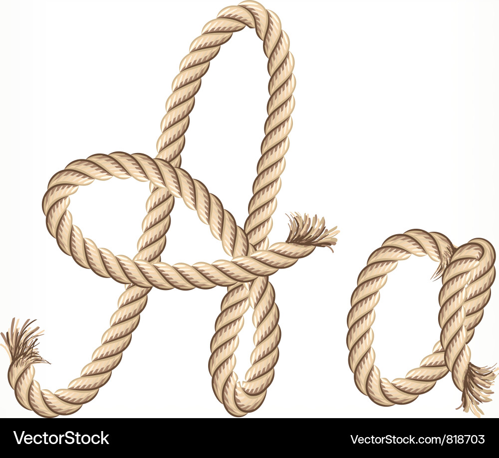 Rope Knot Detail Royalty Free Vector Image - VectorStock