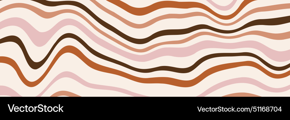 Groovy wave lines Royalty Free Vector Image - VectorStock