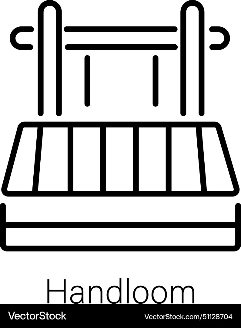 Handloom Royalty Free Vector Image - VectorStock