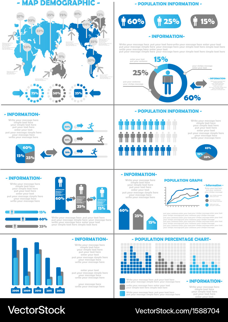 Infographic Population Symbols Vector Images (over 4,800)