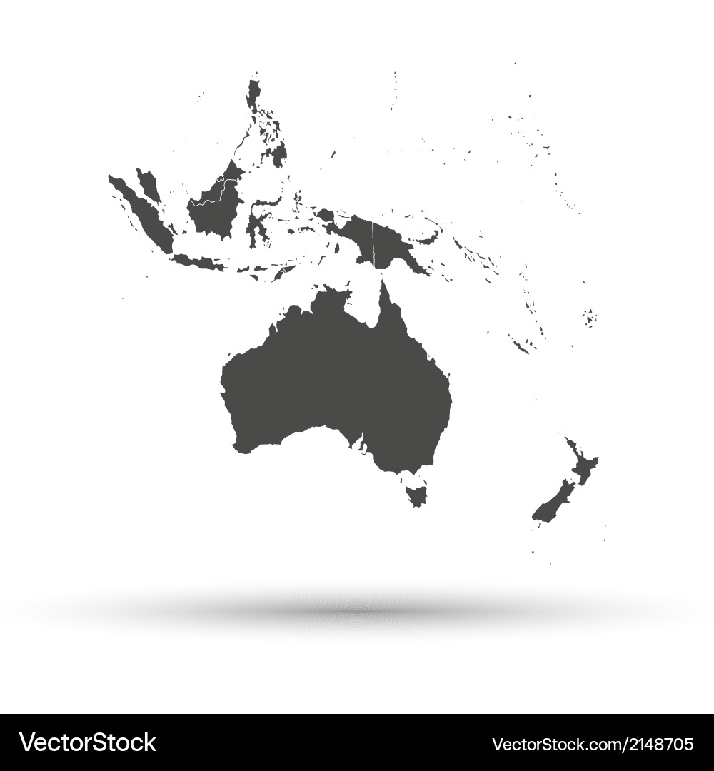 Australia map background Royalty Free Vector Image