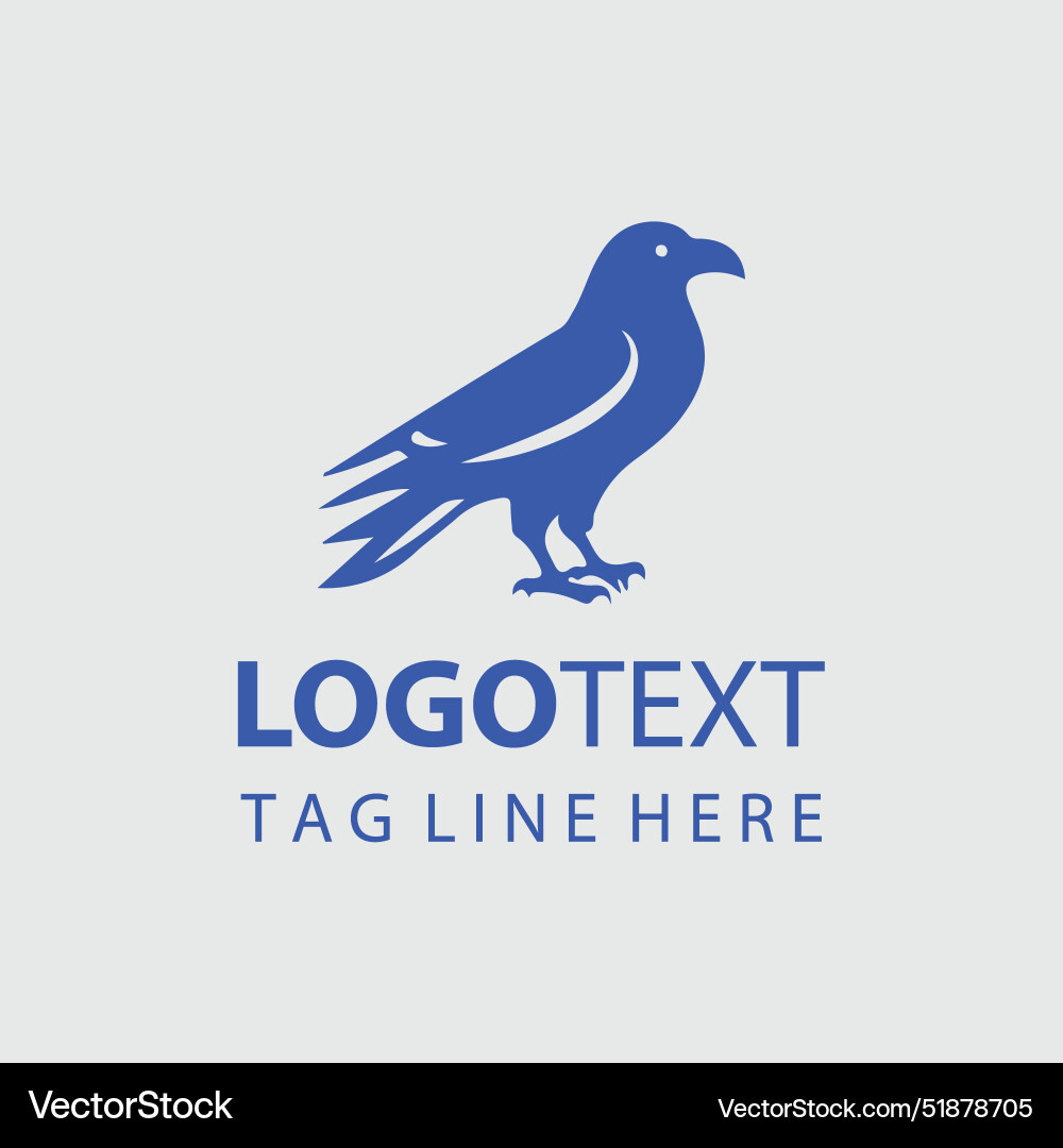Crow logo Royalty Free Vector Image - VectorStock