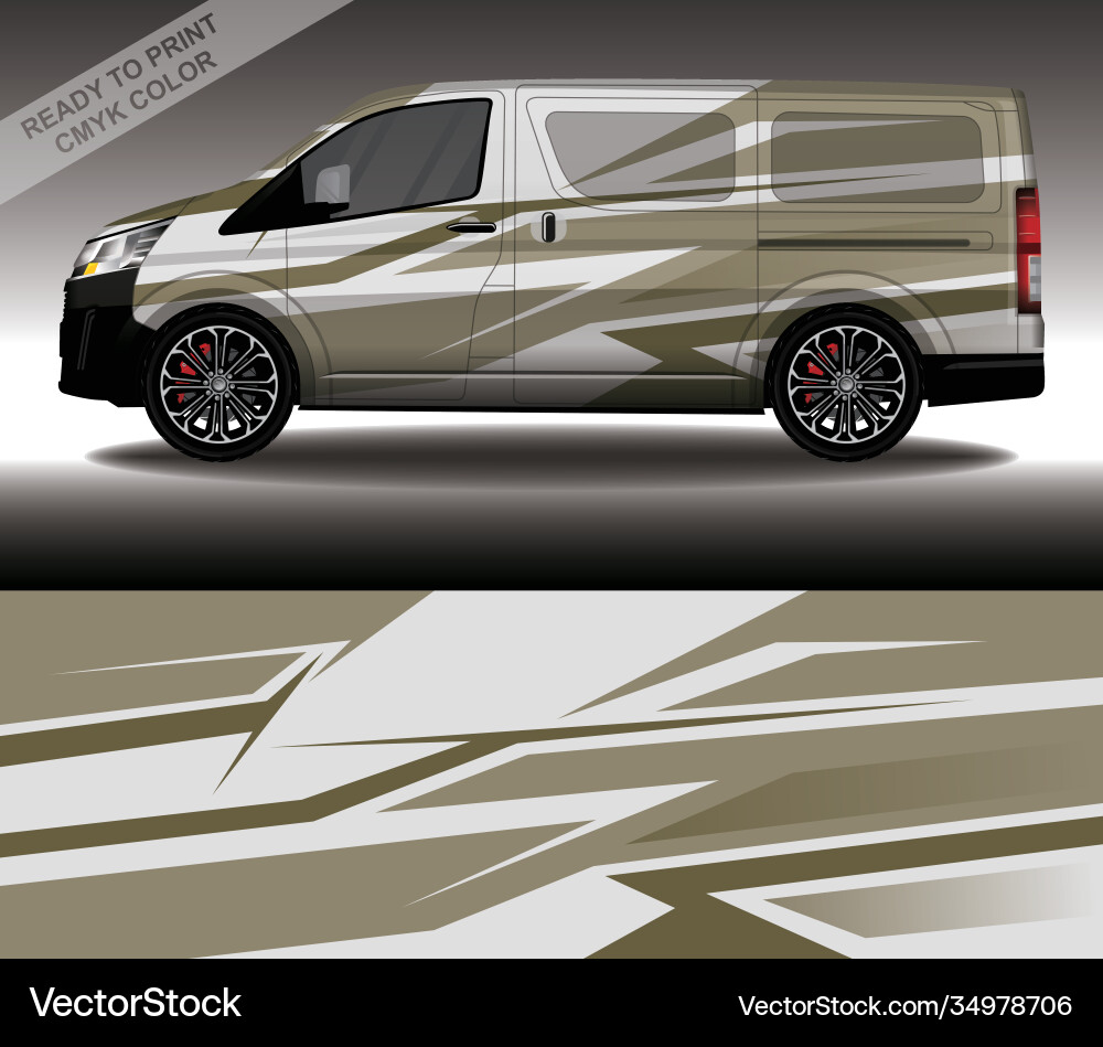 Wrap car decal design custom livery race rally – Free Vector | VectorStock
