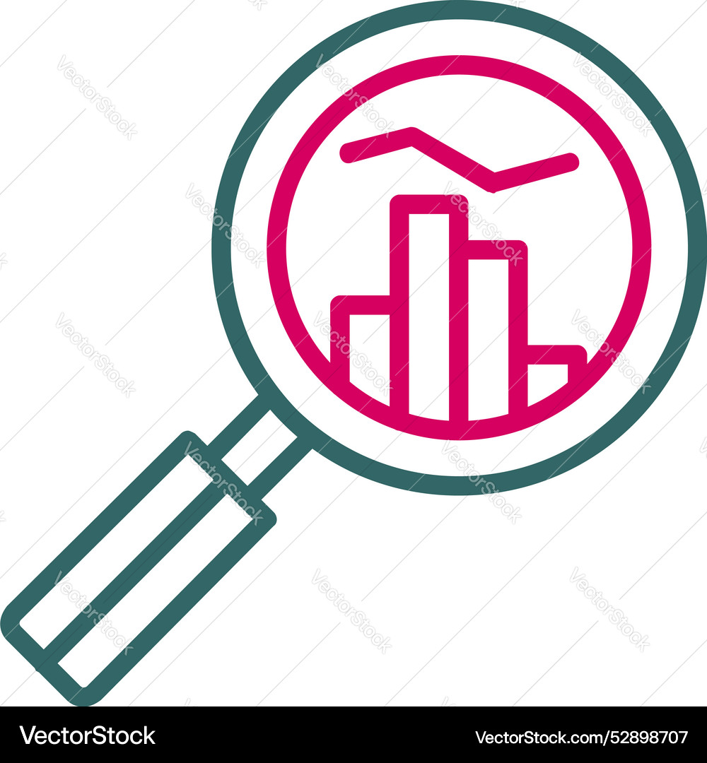 Analysis icon design Royalty Free Vector Image