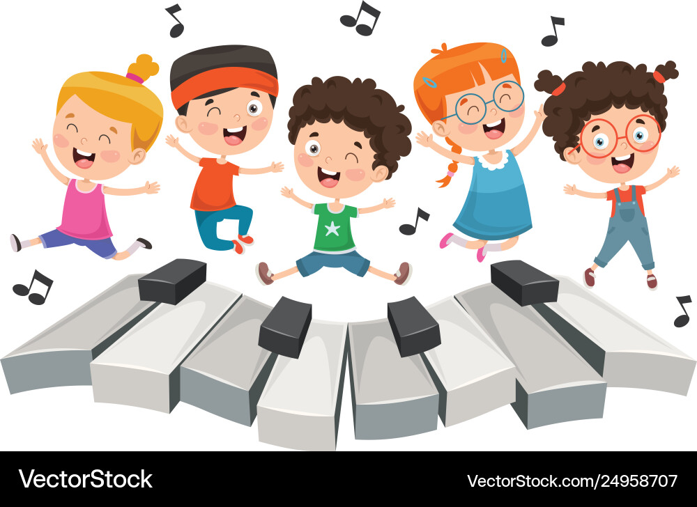 Children music Royalty Free Vector Image - VectorStock