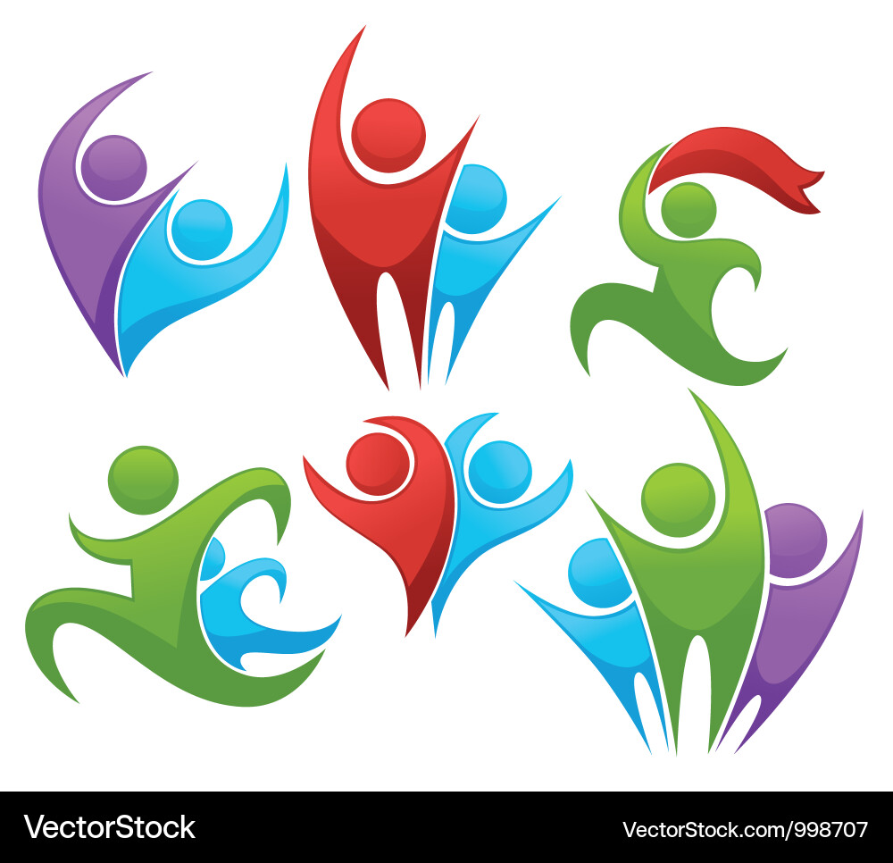 Leadership and victory Royalty Free Vector Image