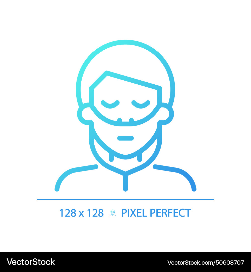 Nasal cannula gradient linear icon Royalty Free Vector Image Nasal cannula gradient linear icon Royalty Free Vector Image