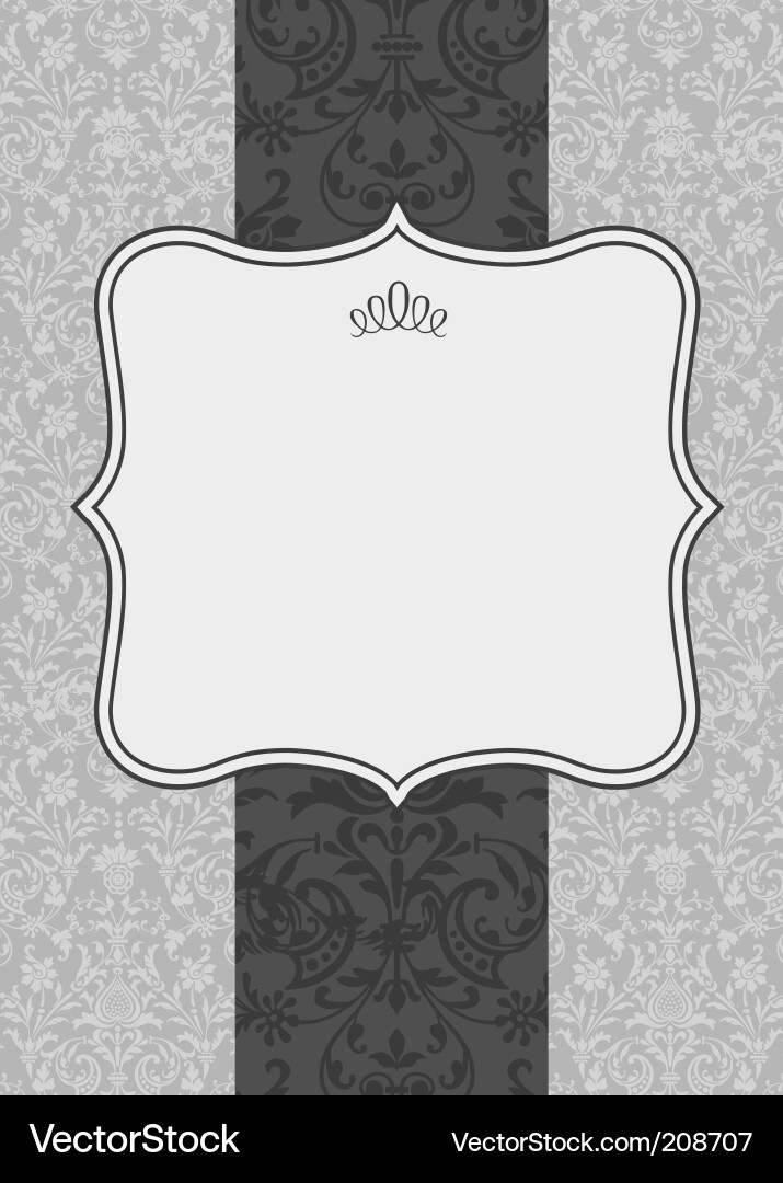 Patterns and frame Royalty Free Vector Image - VectorStock