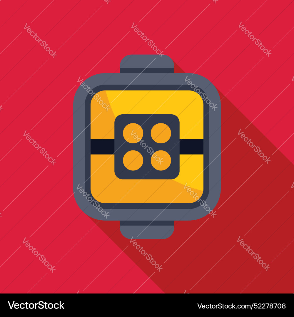Smart watch showing battery charging icon Vector Image