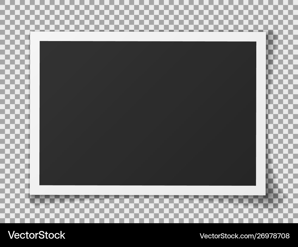 Vintage Photo Frame - Blank Portrait Royalty Free Vector