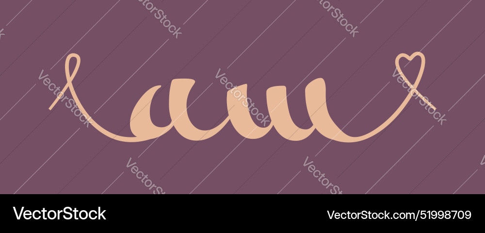 Am initial wedding monogram calligraphy hand Vector Image