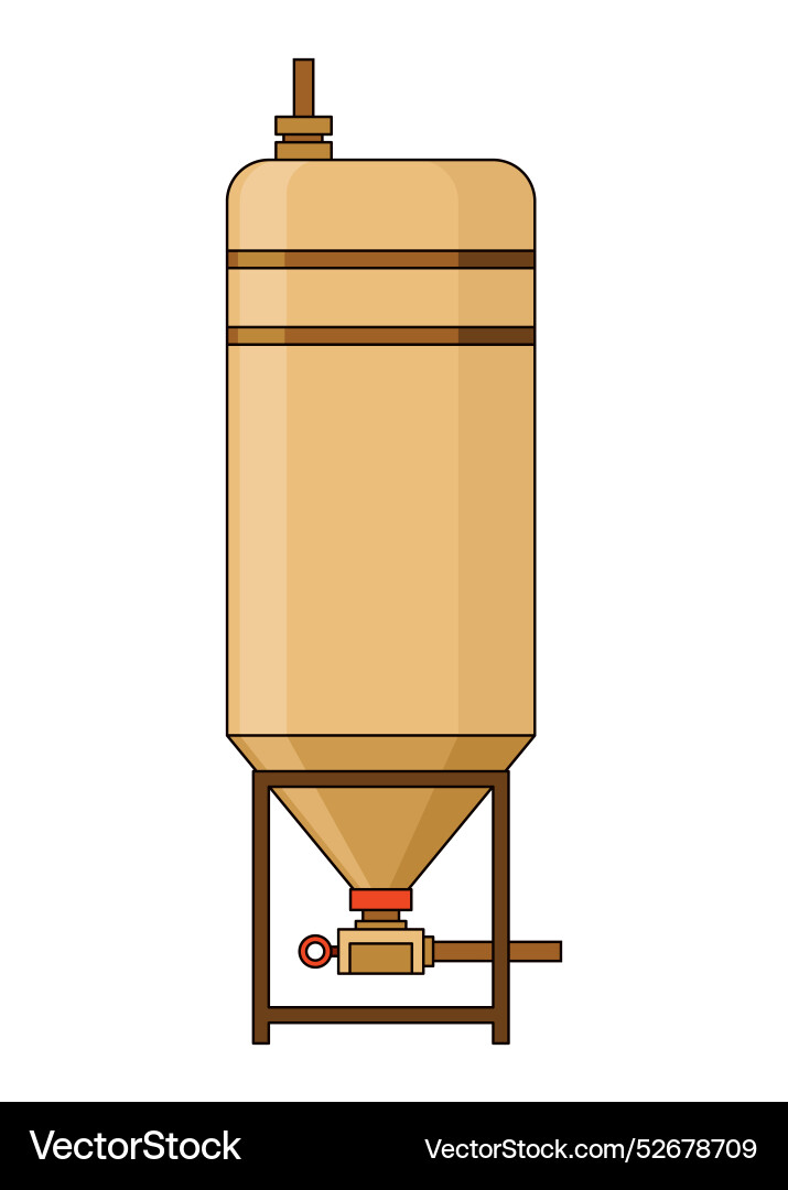 Brewery vintage brewing machine concept beer Vector Image