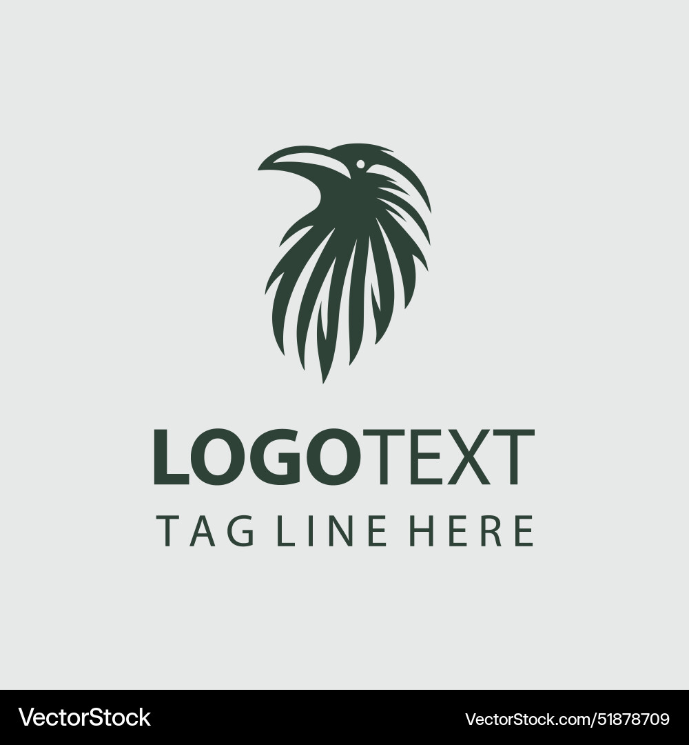 Crow logo Royalty Free Vector Image - VectorStock