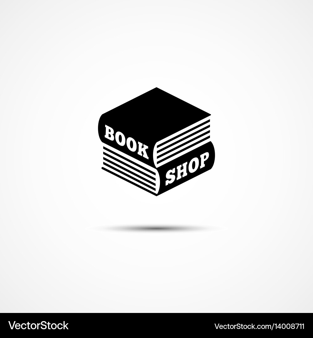 Book shop logo Royalty Free Vector Image - VectorStock