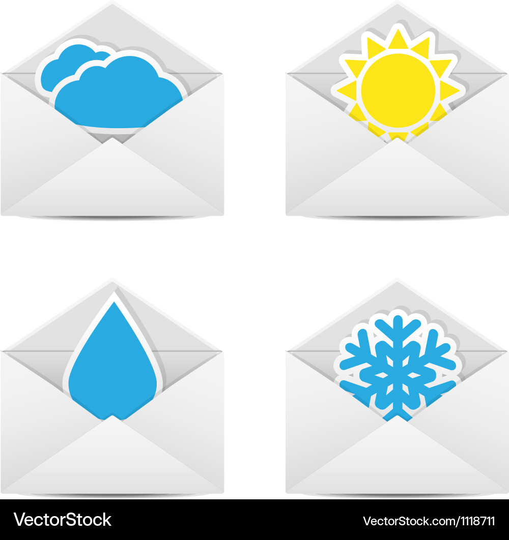Envelopes Royalty Free Vector Image - VectorStock