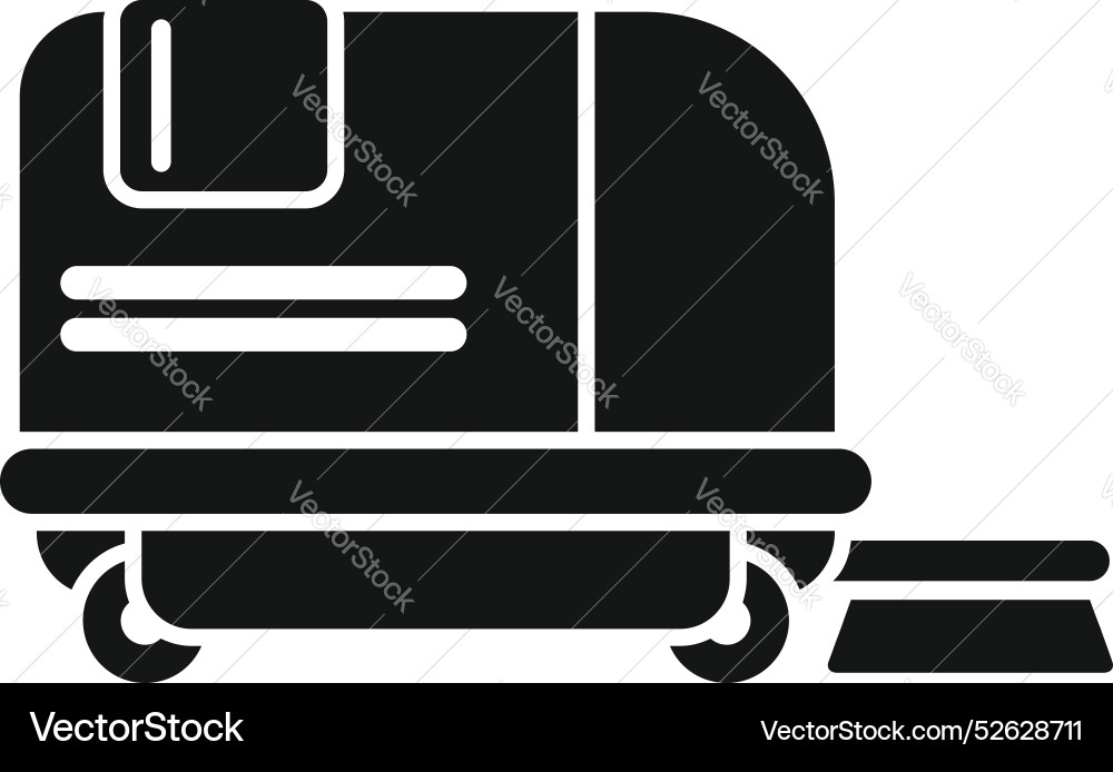 Floor cleaning machine icon service logo Vector Image