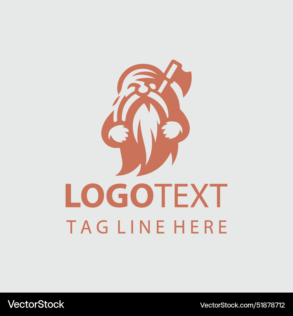 Dwarf logo Royalty Free Vector Image - VectorStock