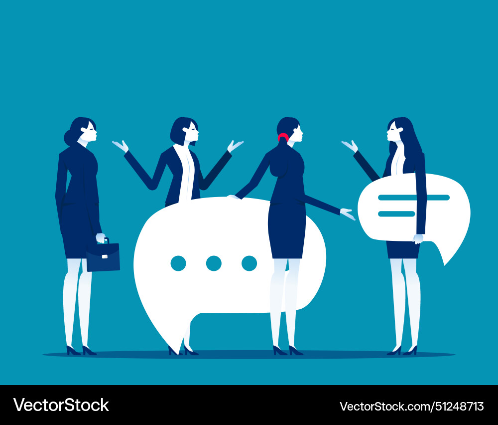 Business meeting teamwork Royalty Free Vector Image
