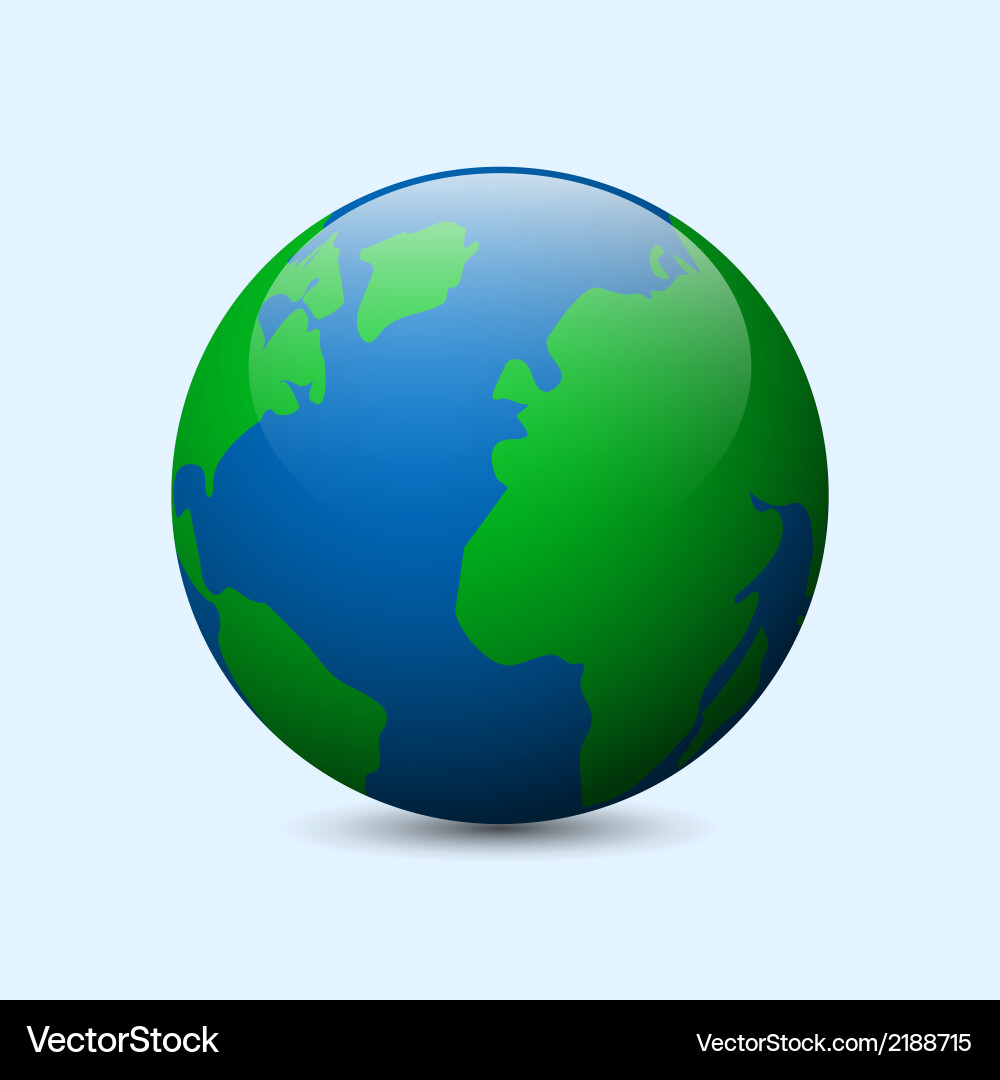 Earth icon Royalty Free Vector Image - VectorStock