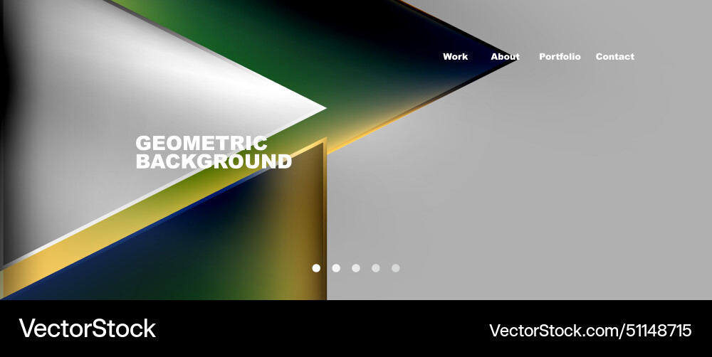 Geometric design featuring a central triangle Vector Image